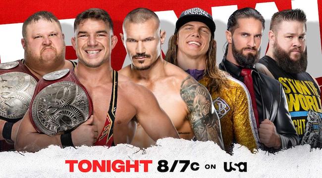Tag Team Title Triple Threat Match To Kick Off Tonight's WWE Raw
