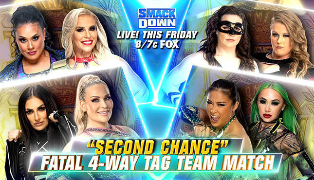 Competitors Set For Four Way Women's Tag Match On WWE SmackDown ...