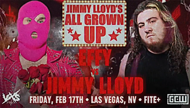 Updated Card For Jimmy Lloyd's All Grown Up Event | 411MANIA ...