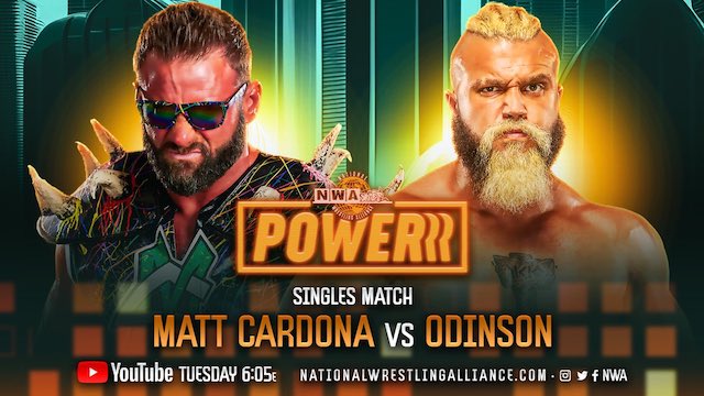 Tonight's NWA Powerrr Lineup: Matt Cardona in Action Against Odinson