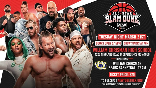 AEW Together Announces All-Star Slam Dunk Charity Event | 411MANIA ...