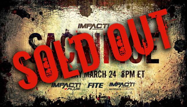 Impact Wrestling Announces Sacrifice Is Sold Out | 411MANIA | Wrestling ...