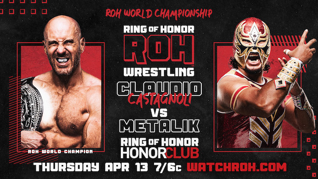 Claudio Castagnoli vs. Gran Metalik ROH World Title Match Scheduled