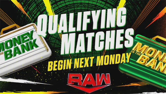 Money in the Bank Qualifiers & More Set For Next Week's WWE Raw ...