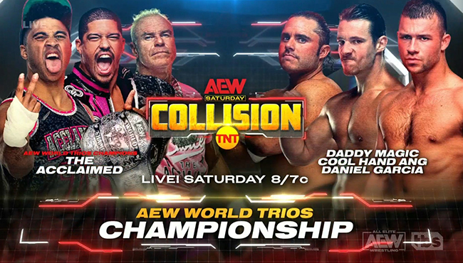 Trios Title Match & More Announced For This Week's AEW Collision ...