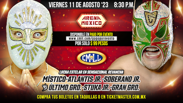 CMLL Viernes Espectacular Results 8.11.23