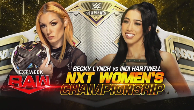 NXT Women's Title Match & More Set For Next Week's WWE Raw | 411MANIA ...