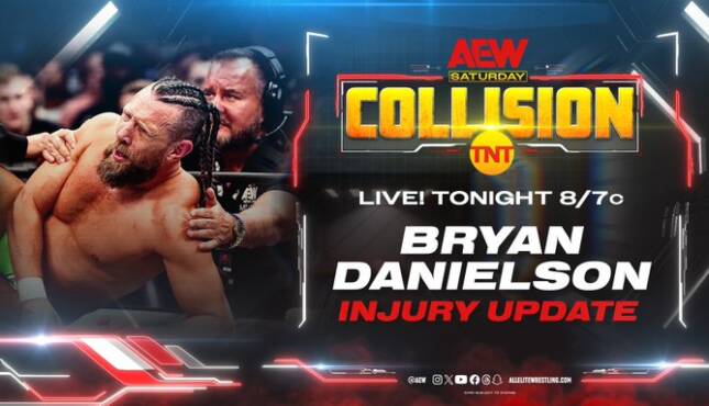UPDATE: Bryan Danielson Injury Updat Set For AEW Collision