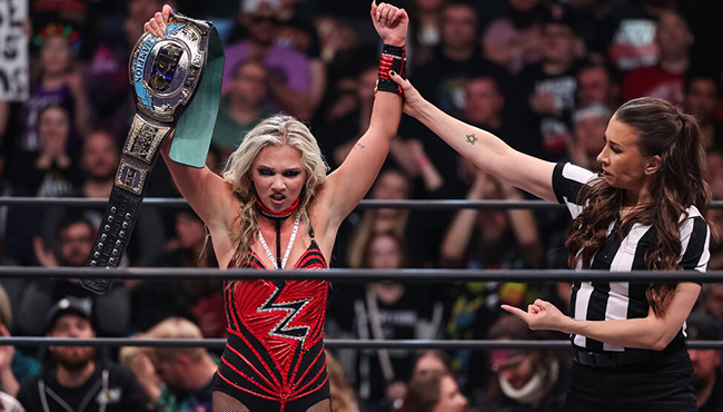 Julia Hart Recalls the Period When She Won the AEW TBS Title