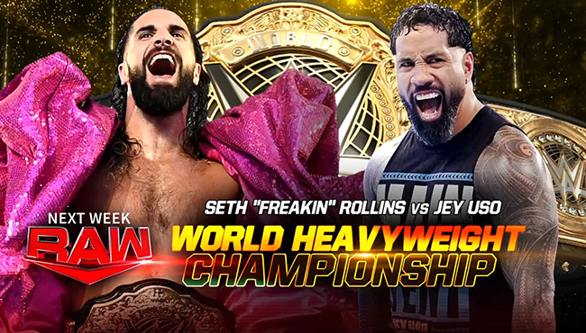 World Heavyweight Title Match & More Set For Next Week's WWE Raw ...