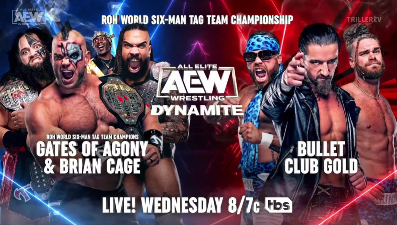 Brian Cage & Gates of Agony Retain ROH Six-Man Titles, Challenge Bullet ...