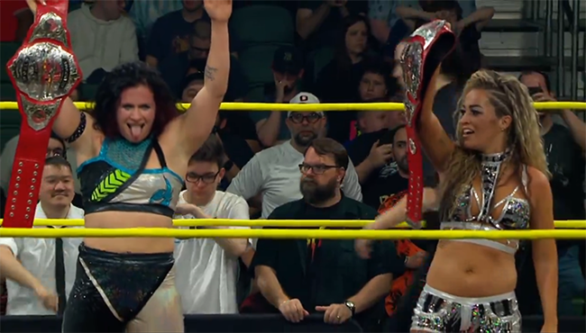 Knockouts Tag Titles Change Hands At TNA Under Siege | 411MANIA ...