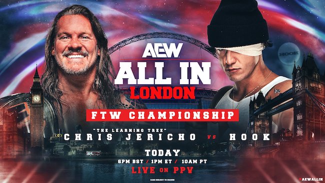 Hook Regains FTW Title From Chris Jericho at AEW All In