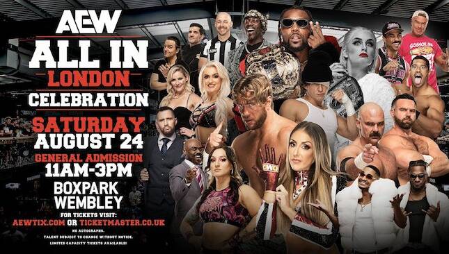 AEW News: Today's All In London Celebration, Rampage