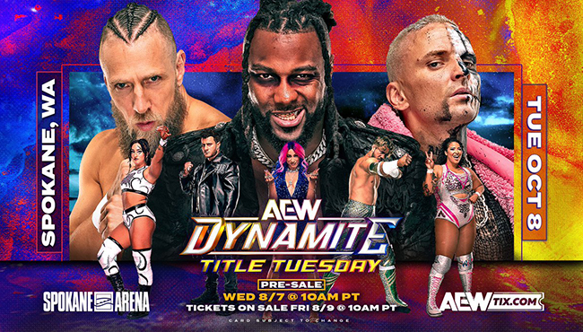 AEW Announces Title Tuesday Episode of Dynamite In October, 5th ...