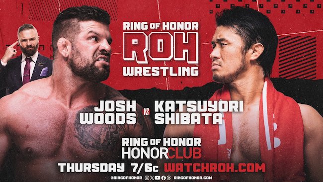 Katsuyori Shibata vs. Josh Woods, More Set for ROH TV