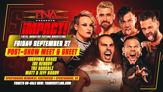 TNA Announces Lineups for Meet & Greets in Spartanburg