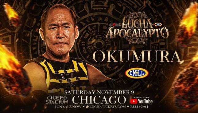 Okumura Announced For MLW x CMLL Lucha Apocalypto | 411MANIA