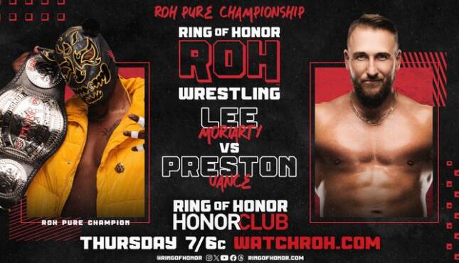 Lineup For Tonight's ROH on HonorClub | 411MANIA | Wrestling News, WWE ...