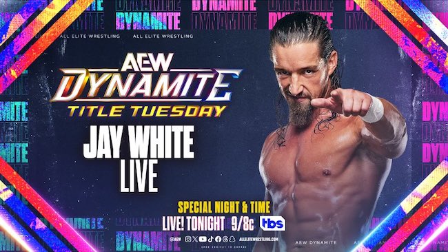 Jay White Announced for Tonight's AEW Dynamite: Title Tuesday