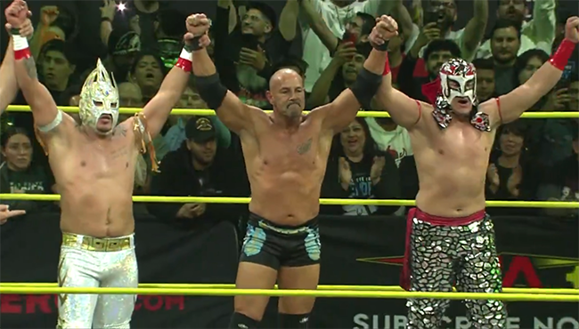 Chavo Guerrero Jr. Gets Win With Aztec Warriors In TNA Impact In-Ring ...