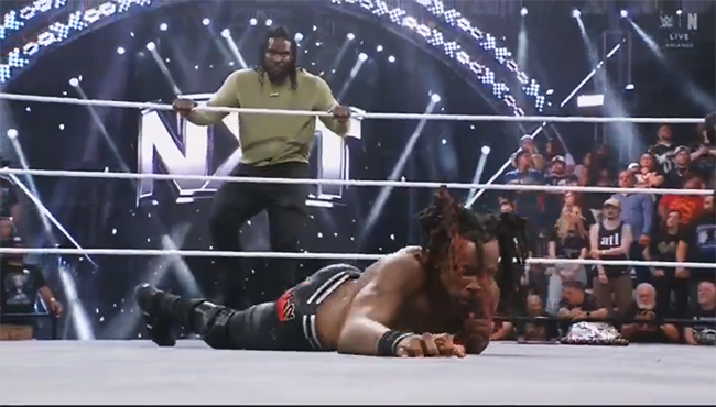 Oba Femi Costs Je'Von Evans Heritage Cup Title Match On NXT, Brawls ...