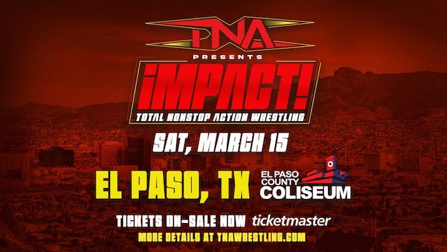 TNA News: Tonight's TV Taping Lineup for El Paso
