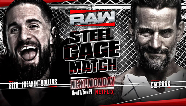 Steel Cage Match & More Set For Next Week's WWE Raw | 411MANIA ...