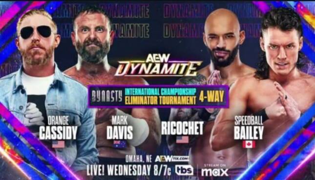 Ricochet and Mark Davis Advance In AEW International Title Tournament ...