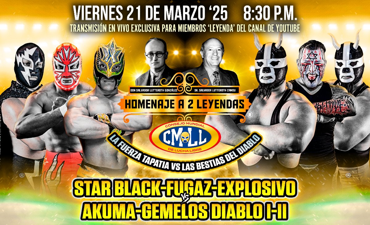 CMLL Homenaje A Dos Leyendas Results | 411MANIA | Wrestling News, WWE ...