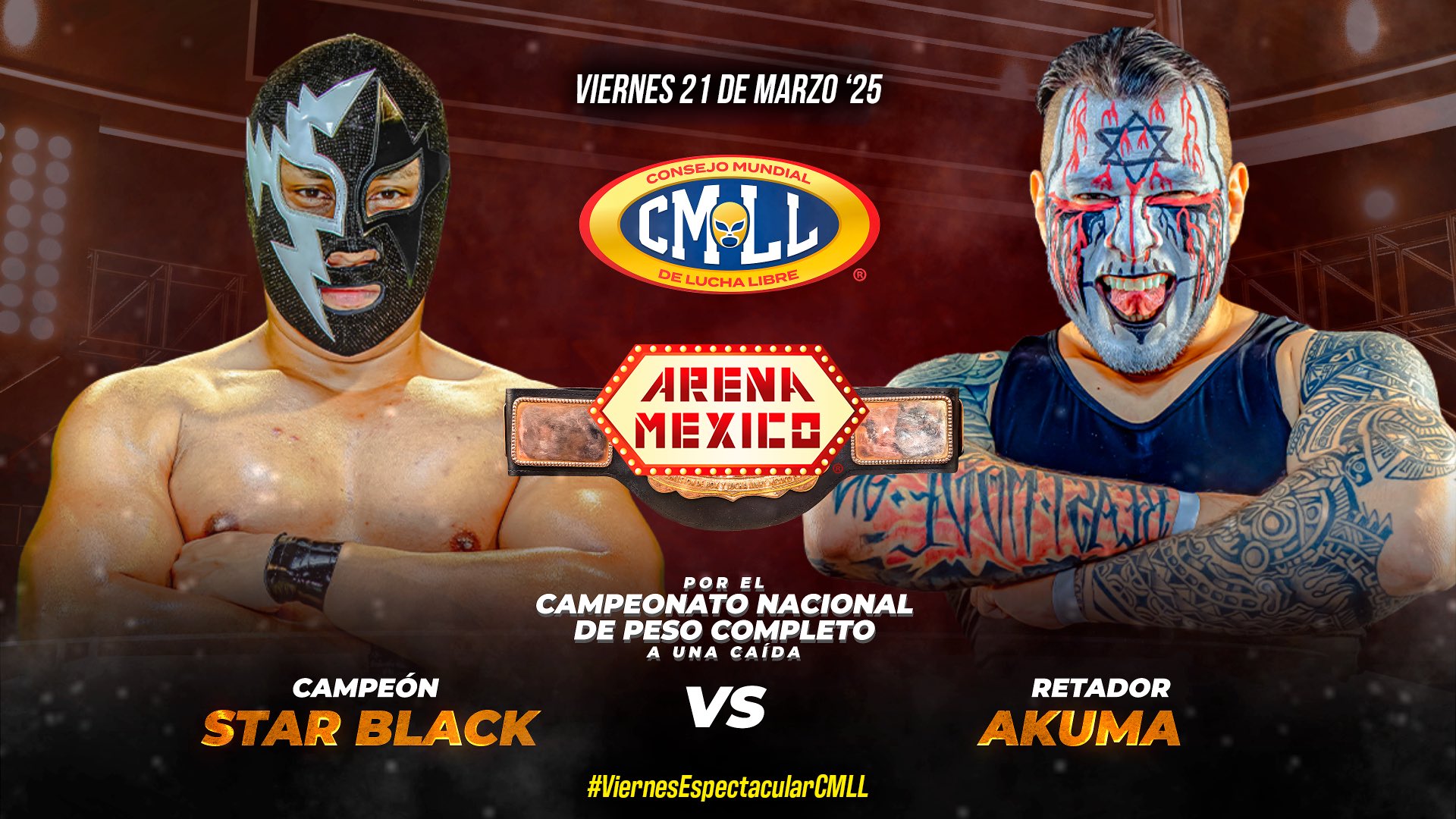 CMLL Viernes Espectacular Results 03.28.24: Akuma Wins National ...