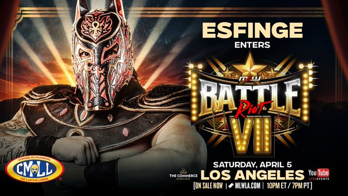 Esfinge Added to MLW Battle Riot VII | 411MANIA | Wrestling News, WWE ...
