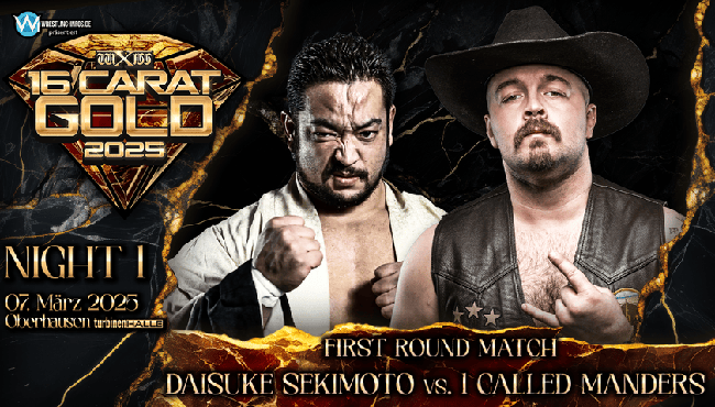 First-Round Matches Set For wXw 16 Carat Gold 2025 Tournament ...