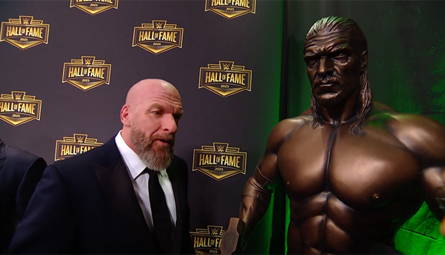 WWE Reveals Bronze Triple H Statue At 2025 Hall of Fame Ceremony ...
