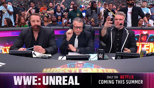 New Netflix Series WWE: Unreal Announced At WrestleMania 41 | 411MANIA ...