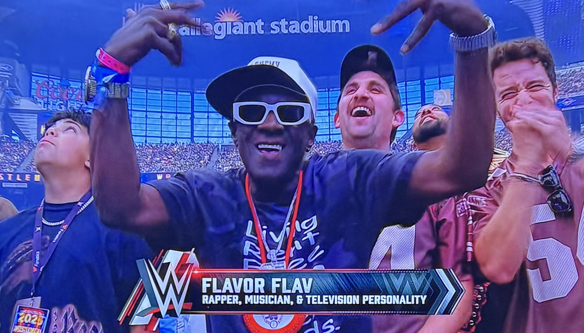 Flavor Flav, Colby Covington, Dean Norris, More Celebrities Attend WWE ...