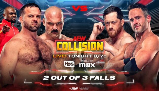2 Out of 3 Falls Tag Match, 4-Way Match Added to Tonight's AEW ...