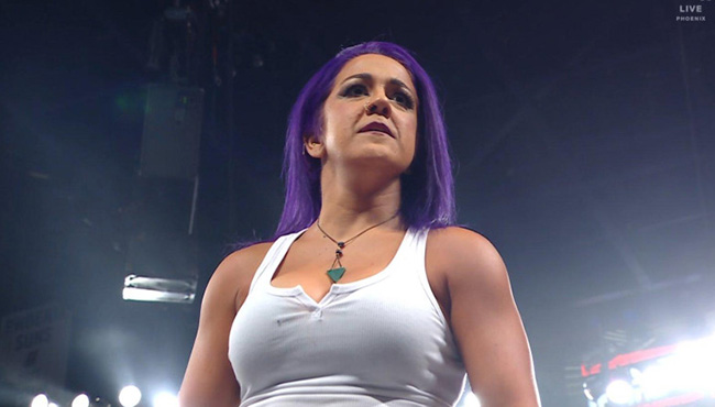 Bayley Responds to Ricochet on Social Media