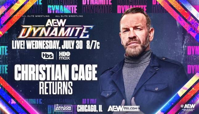 Christian Cage Set To Return on Tonight's AEW Dynamite