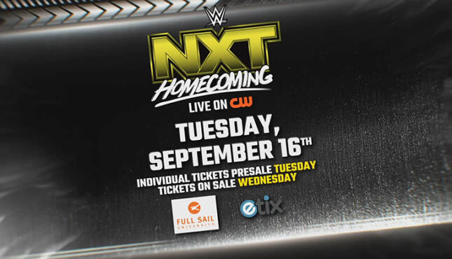 NXT Homecoming Set For Full Sail On September 16 | 411MANIA | Wrestling ...