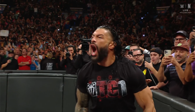 Roman Reigns Makes Return On WWE Raw, Takes Out Bron Breakker & Bronson ...