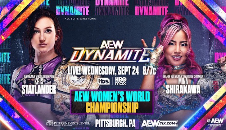 Kris Statlander vs. Mina Shirakawa AEW World Title Match