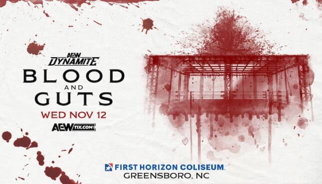 Falls Count Anywhere Match Added To AEW Dynamite: Blood & Guts ...