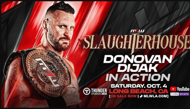 Donovan Dijak Announced for MLW Slaughterhouse