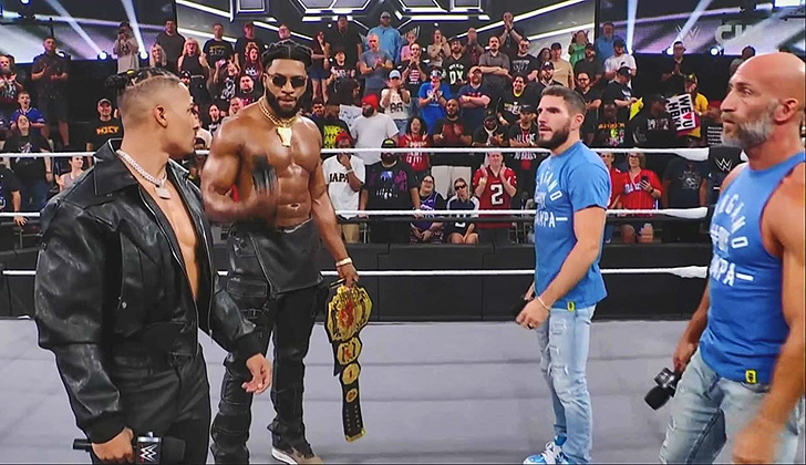 Carmelo Hayes Makes NXT Return, Confronts Trick Williams & DIY ...