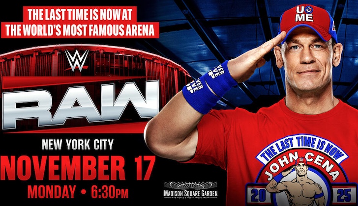 WWE Raw at MSG Ticket Pre-Sale Code Available