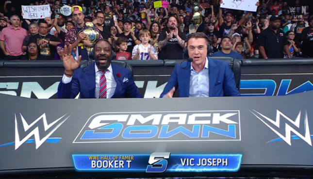 Vic Joseph & Booker T Handle Commentary On This Week's WWE Smackdown ...