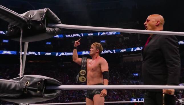 Kazuchika Okada Wins Three-Way, Retains Unified Title At AEW All Out ...