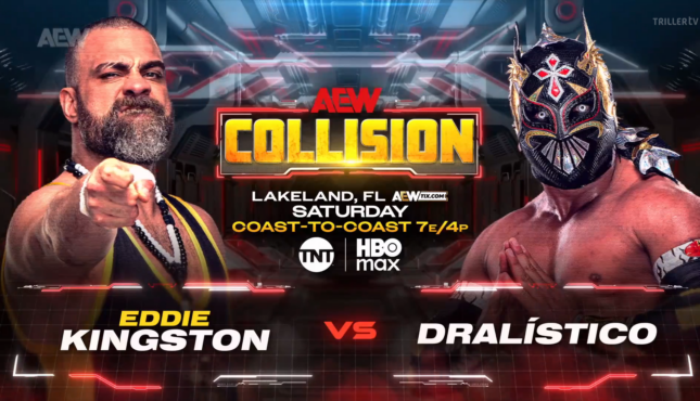 Eddie Kingston In Action & More Set For This Week's AEW Collision ...