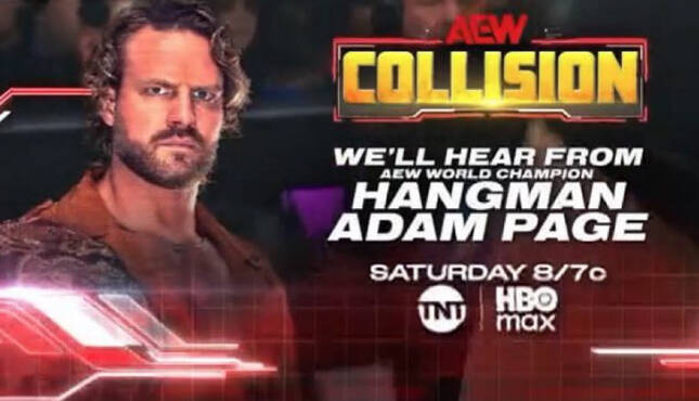 Eight Man Tag Team Match, Hangman Page Set For AEW Collision